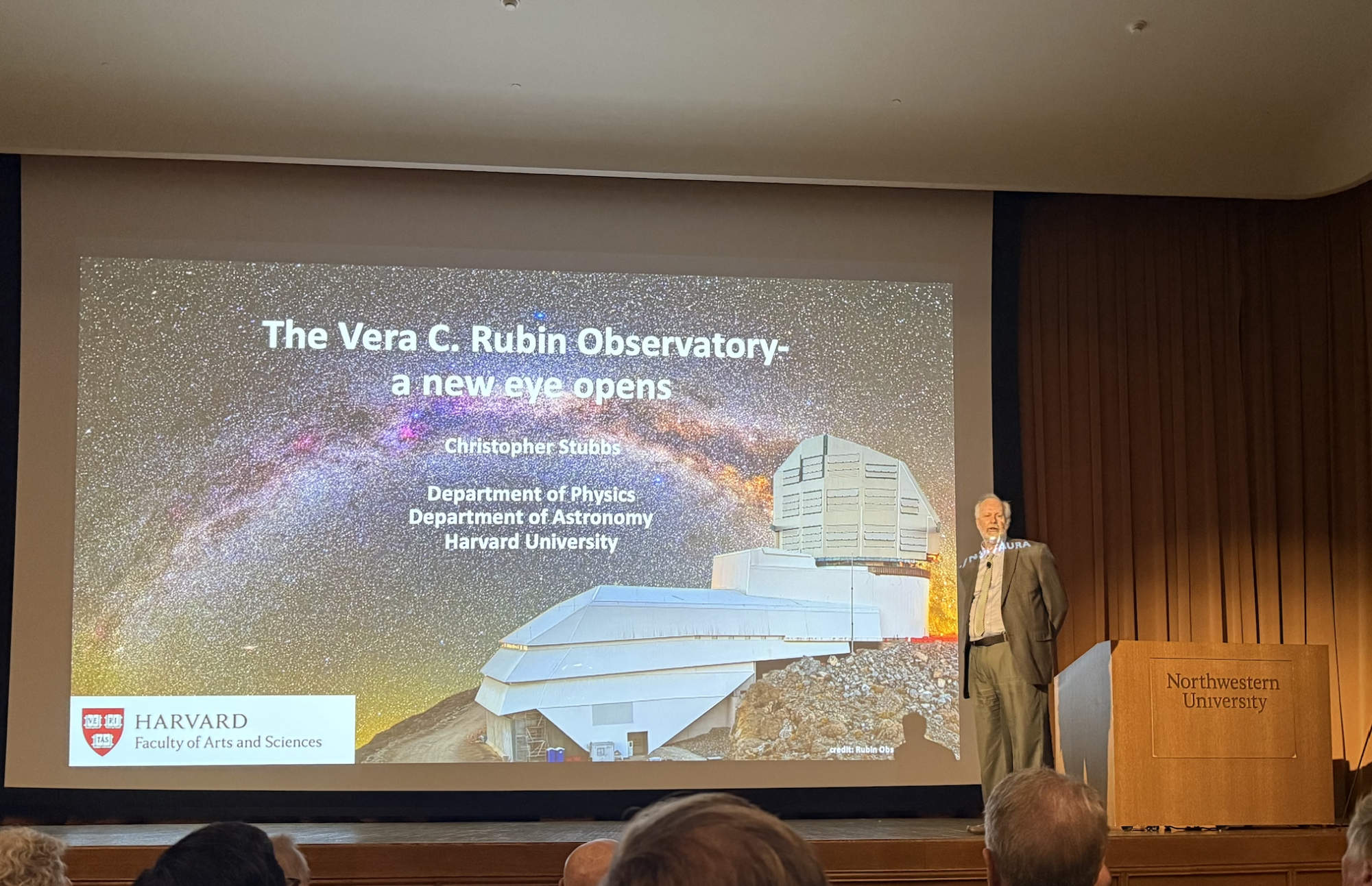 Harvard professor talks Vera C. Rubin observatory